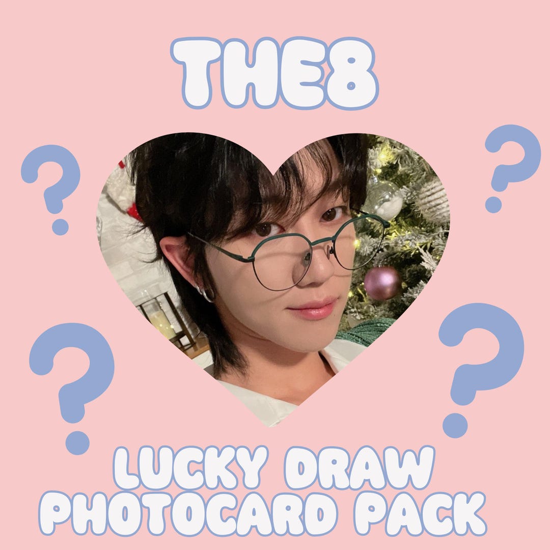 The8 Lucky Draw Photocard Pack - Minghao - Etsy
