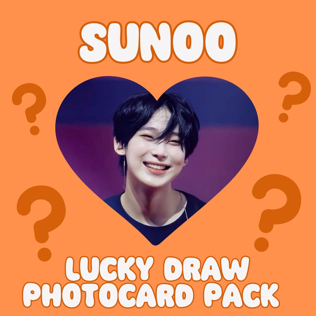 Sunoo Lucky Draw Photocard Pack - Etsy
