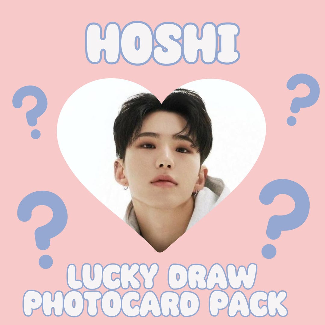 Hoshi Lucky Draw Photocard Pack - Etsy