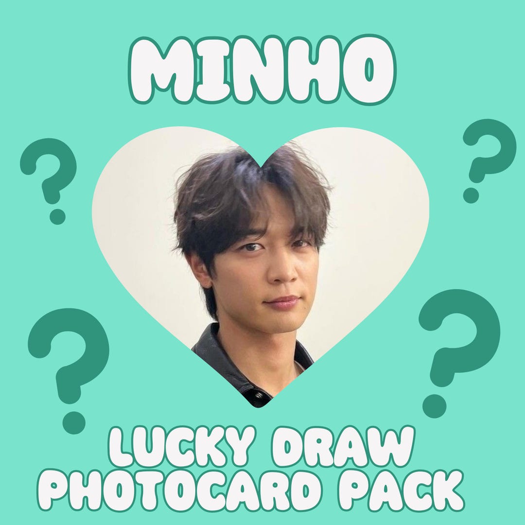 Minho Lucky Draw Photocard Pack - Etsy