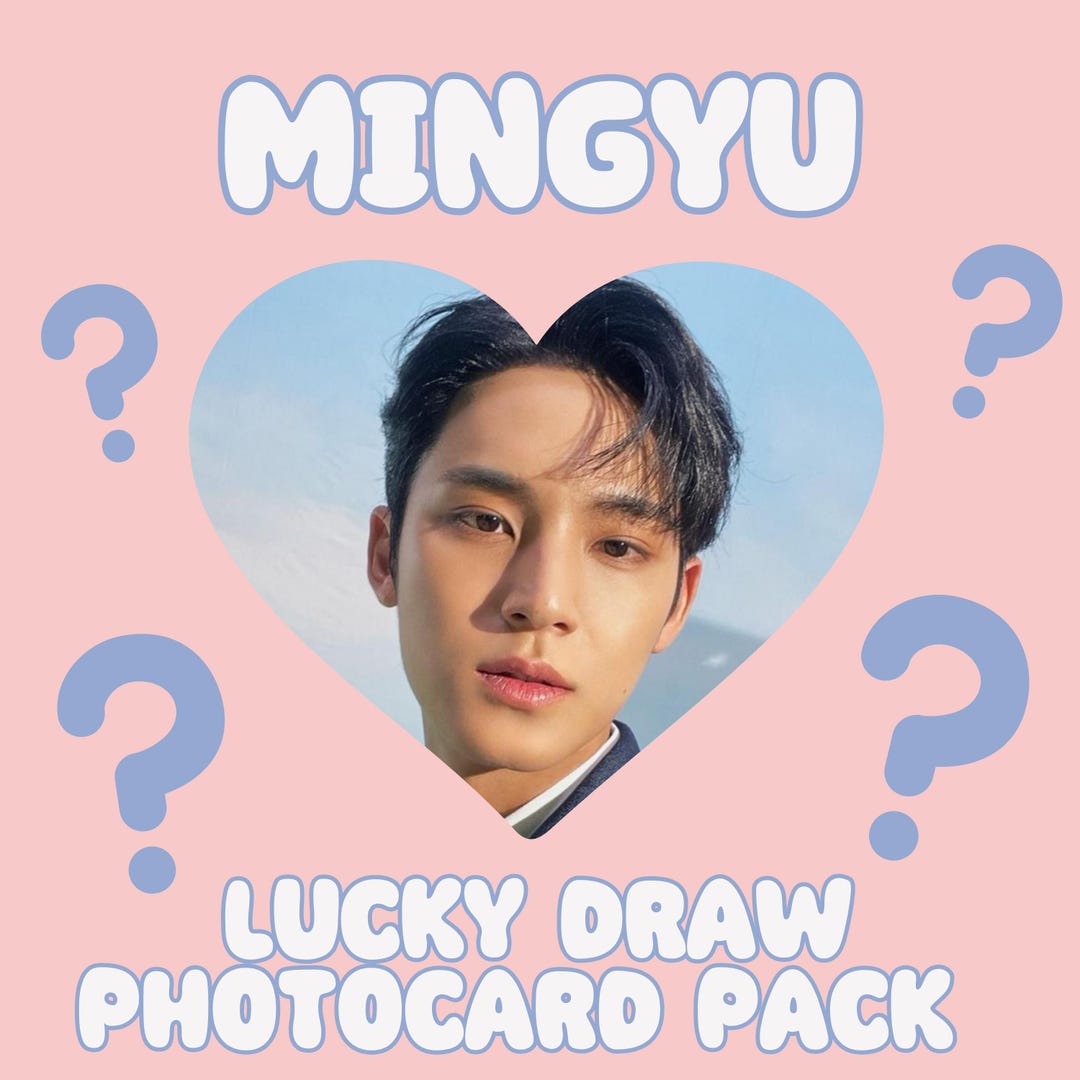 Mingyu Lucky Draw Photocard Pack - Etsy