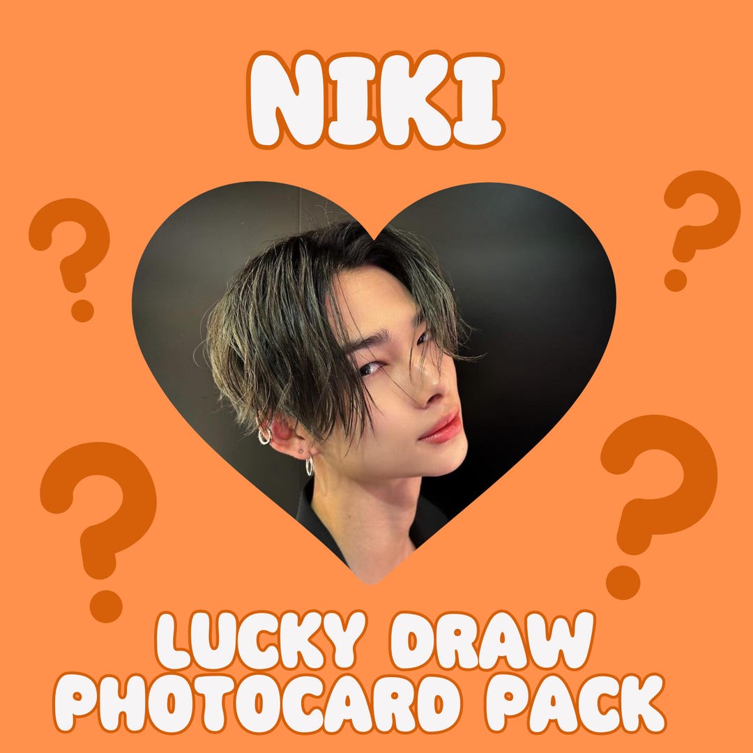 Niki Lucky Draw Photocard Pack - Etsy