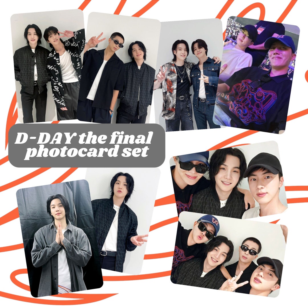 D-day the Final Photocard Set - Agust D - Etsy