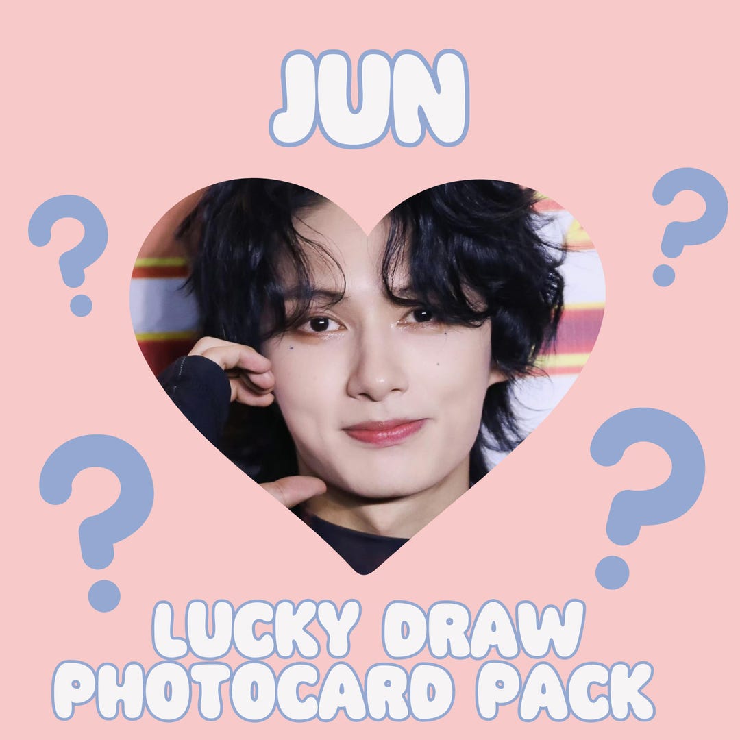 Jun Lucky Draw Photocard Pack - Etsy