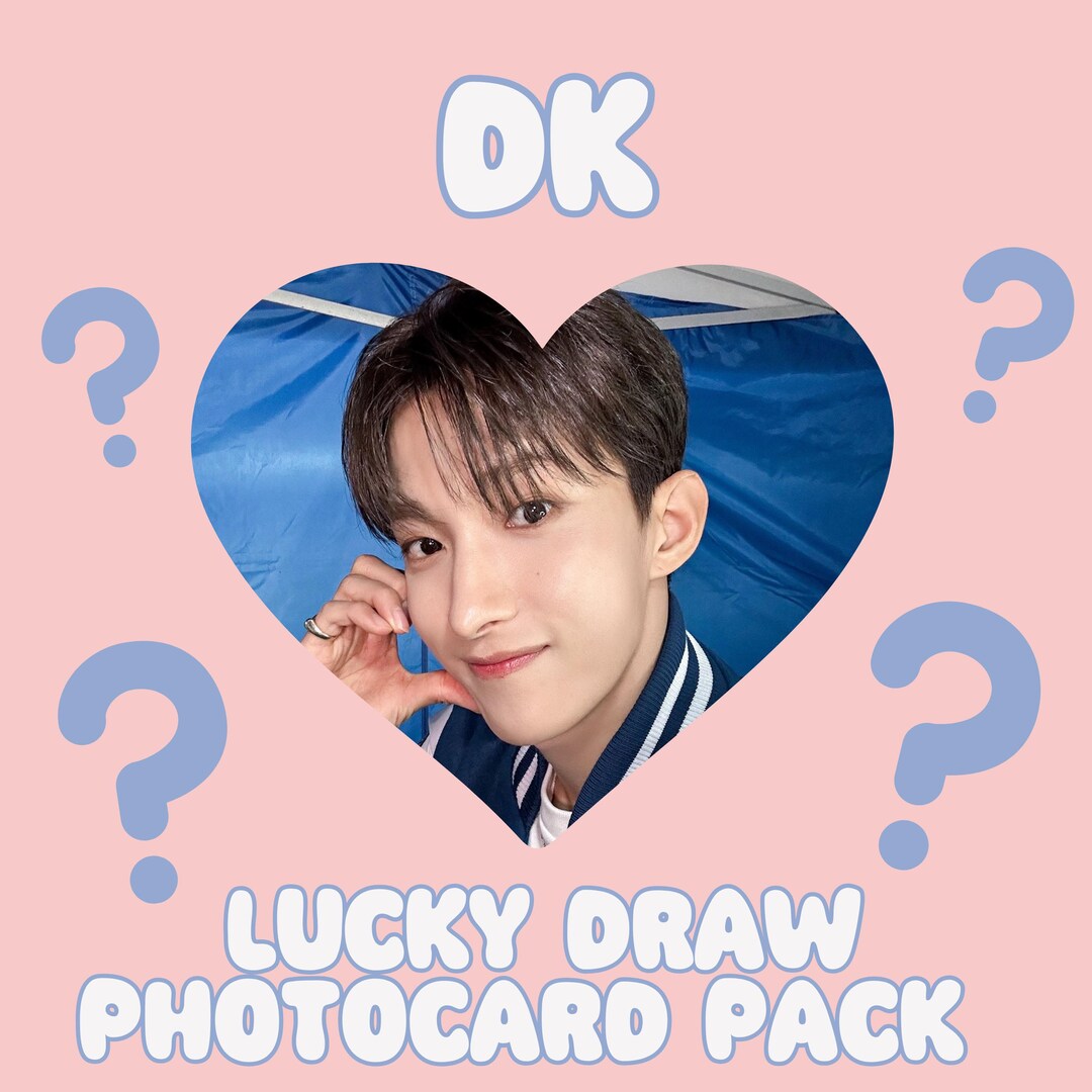 DK Lucky Draw Photocard Pack - Etsy