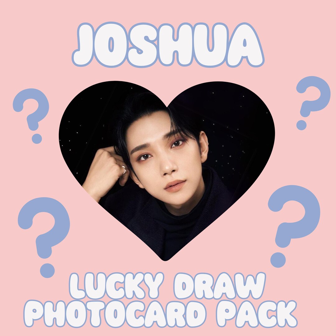 Joshua Lucky Draw Photocard Pack - Etsy