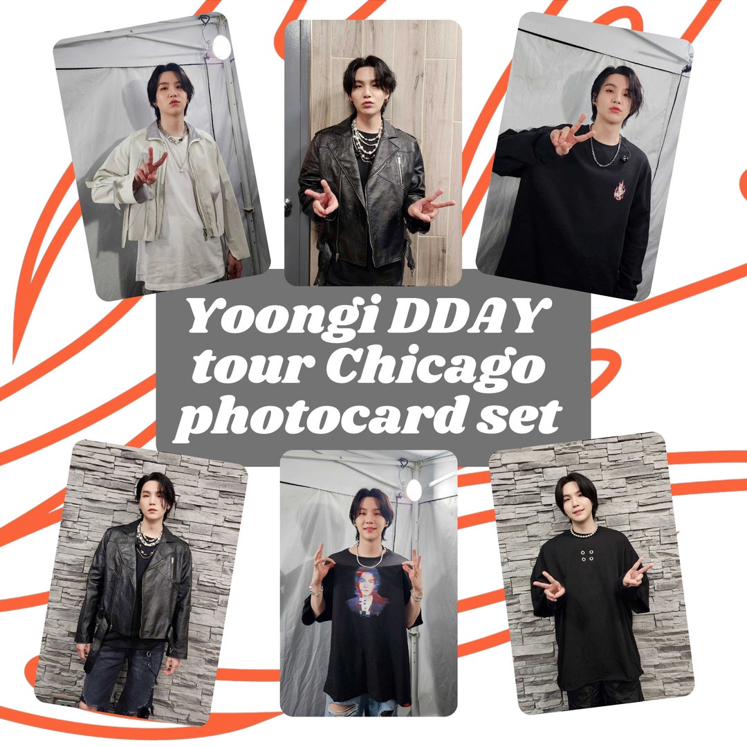 Yoongi DDAY Chicago Rosemont Photocard Set - Etsy