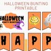 Halloween Bunting Printable, Halloween Printable DIY Bunting Banner ...