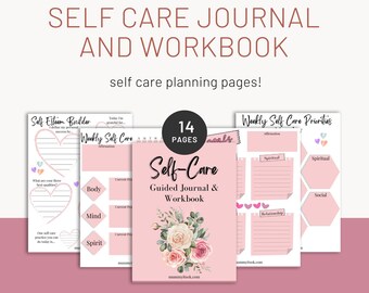 Self Care Planner Printable Mental Health Journal Gratitude Journal ...
