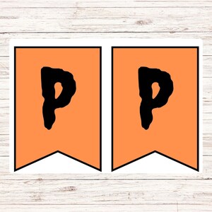 Halloween Bunting Printable, Halloween Printable DIY Bunting Banner ...