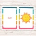 Printable Summer Spelling Flash Cards, Kids Learning Activity (PDF) - Etsy