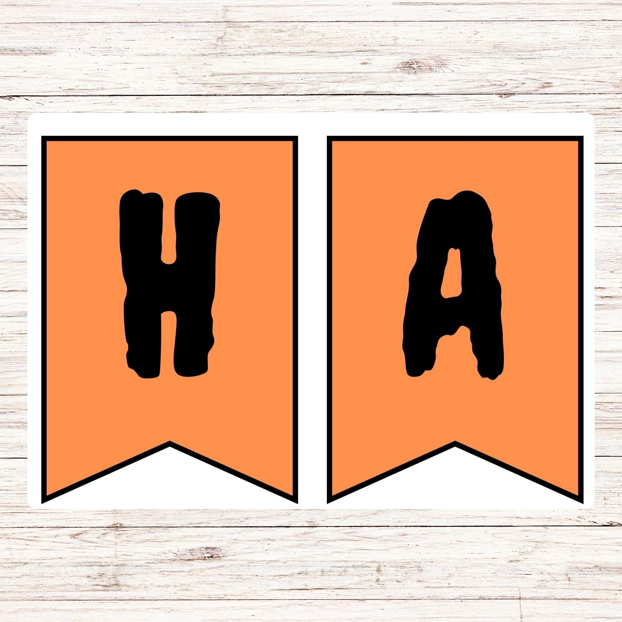Halloween Bunting Printable, Halloween Printable DIY Bunting Banner ...