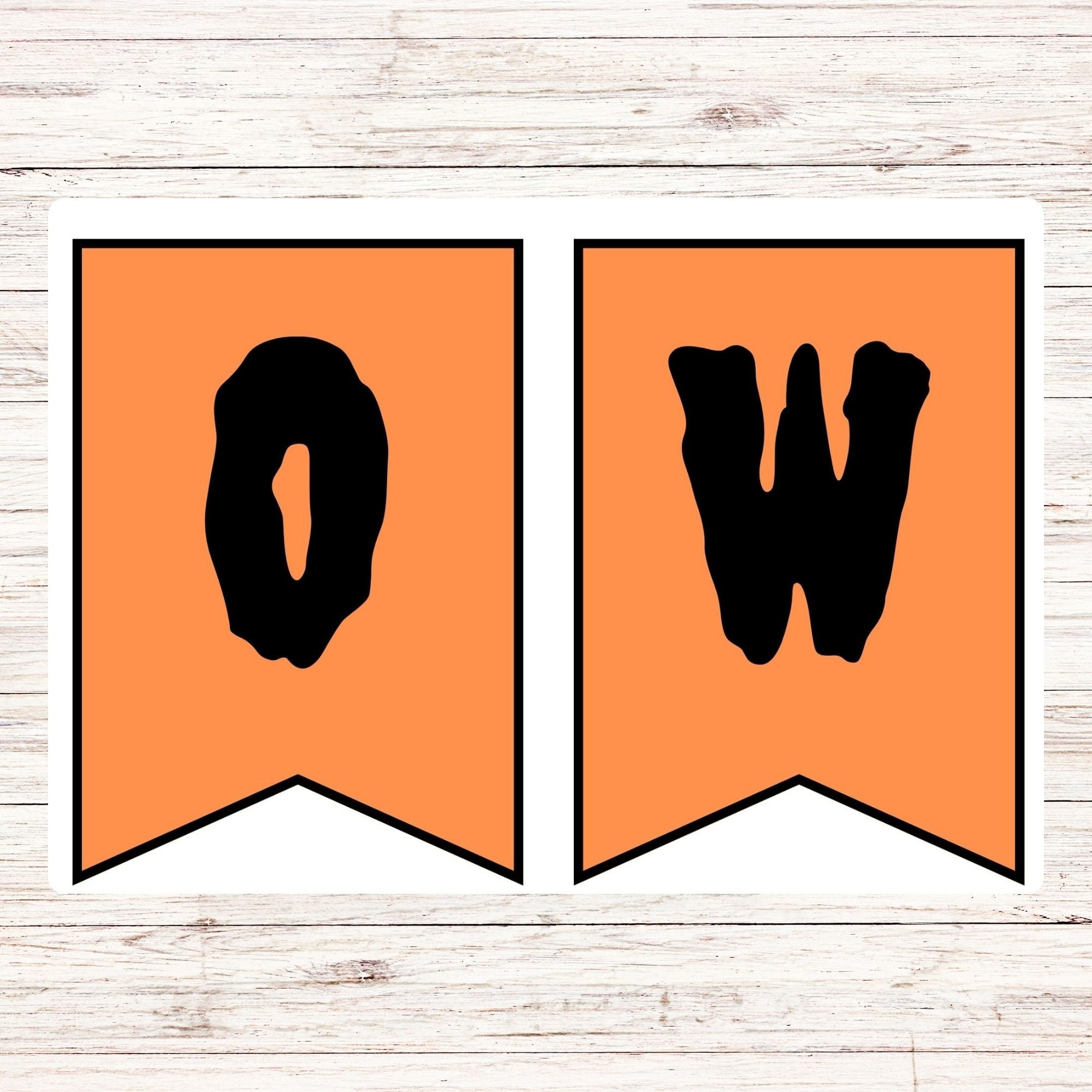 Halloween Bunting Printable, Halloween Printable DIY Bunting Banner ...