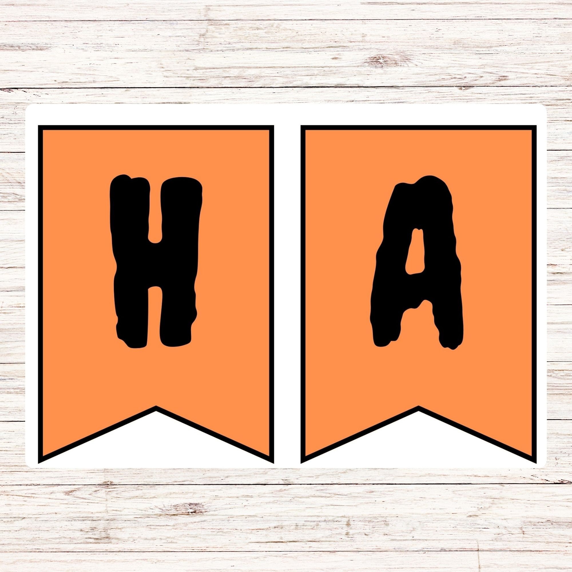 Halloween Bunting Printable, Halloween Printable DIY Bunting Banner ...