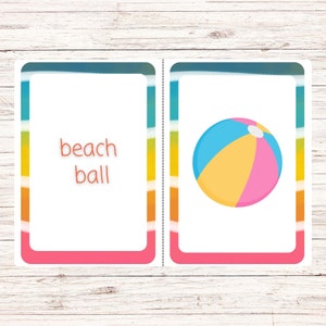 Printable Spelling Cards, Site Words Flash Cards, Summer Activity for ...
