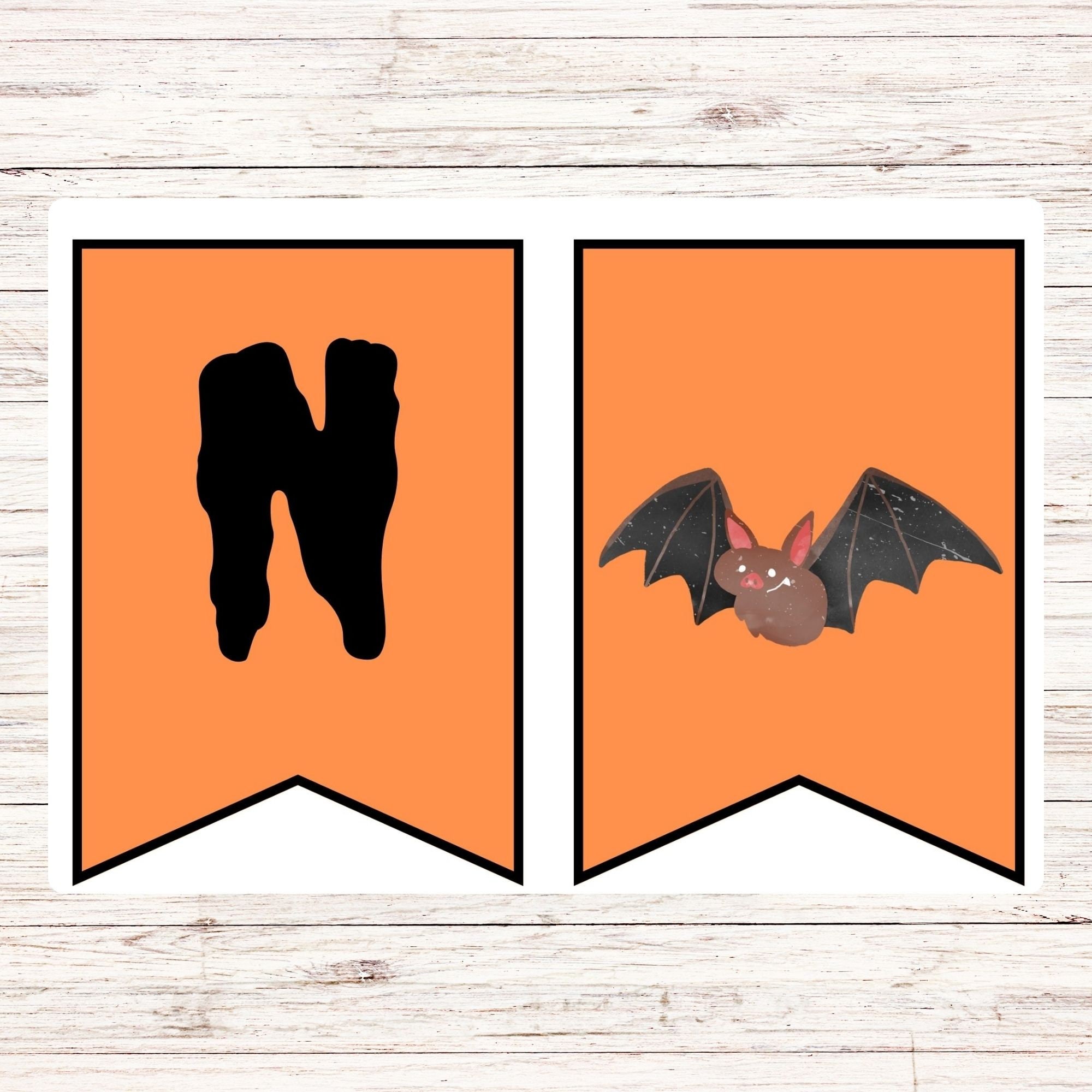 Halloween Bunting Printable, Halloween Printable DIY Bunting Banner ...