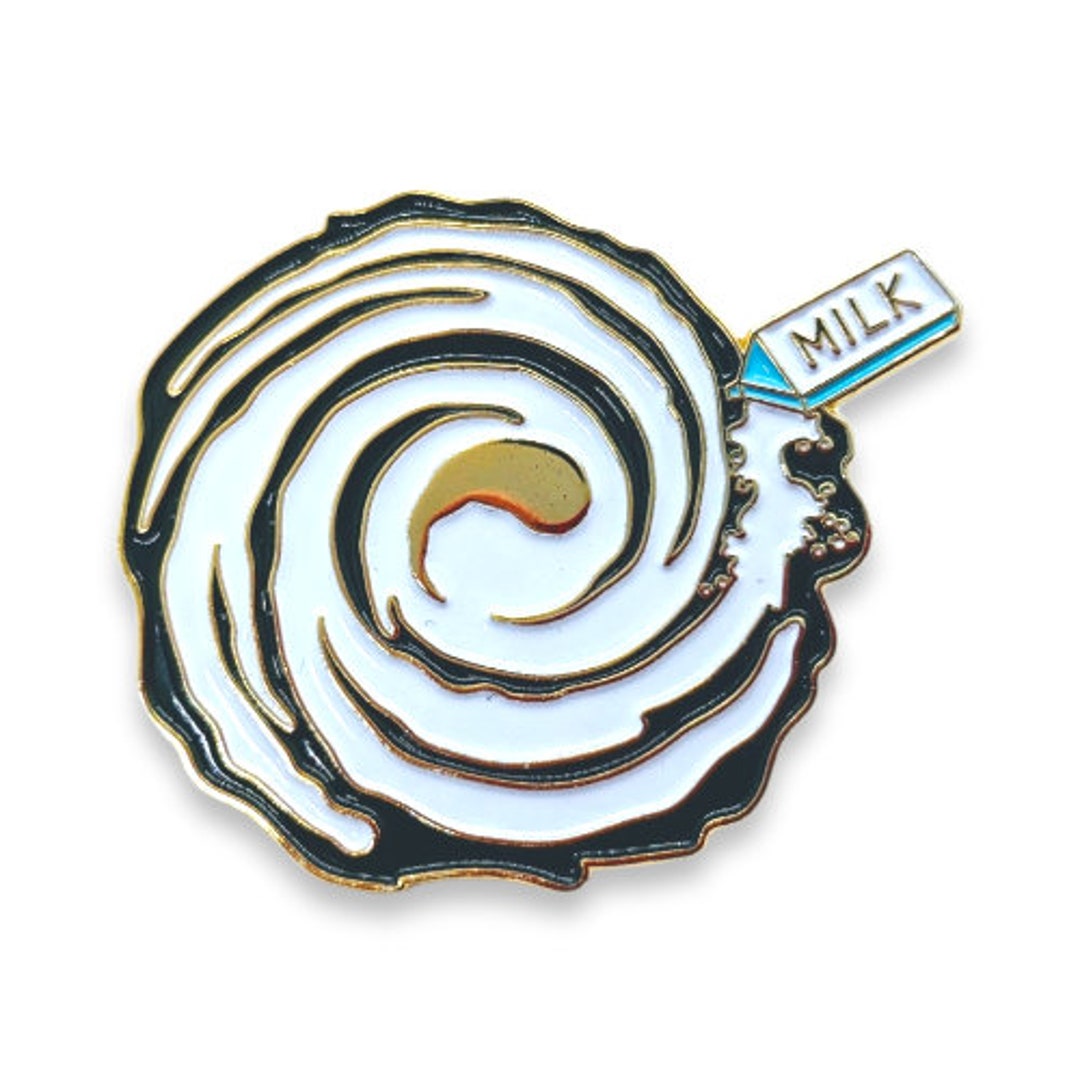Milky Way Enamel Pin - "whole Milk-y Way" Funny Pun Soft Lapel Pin ...