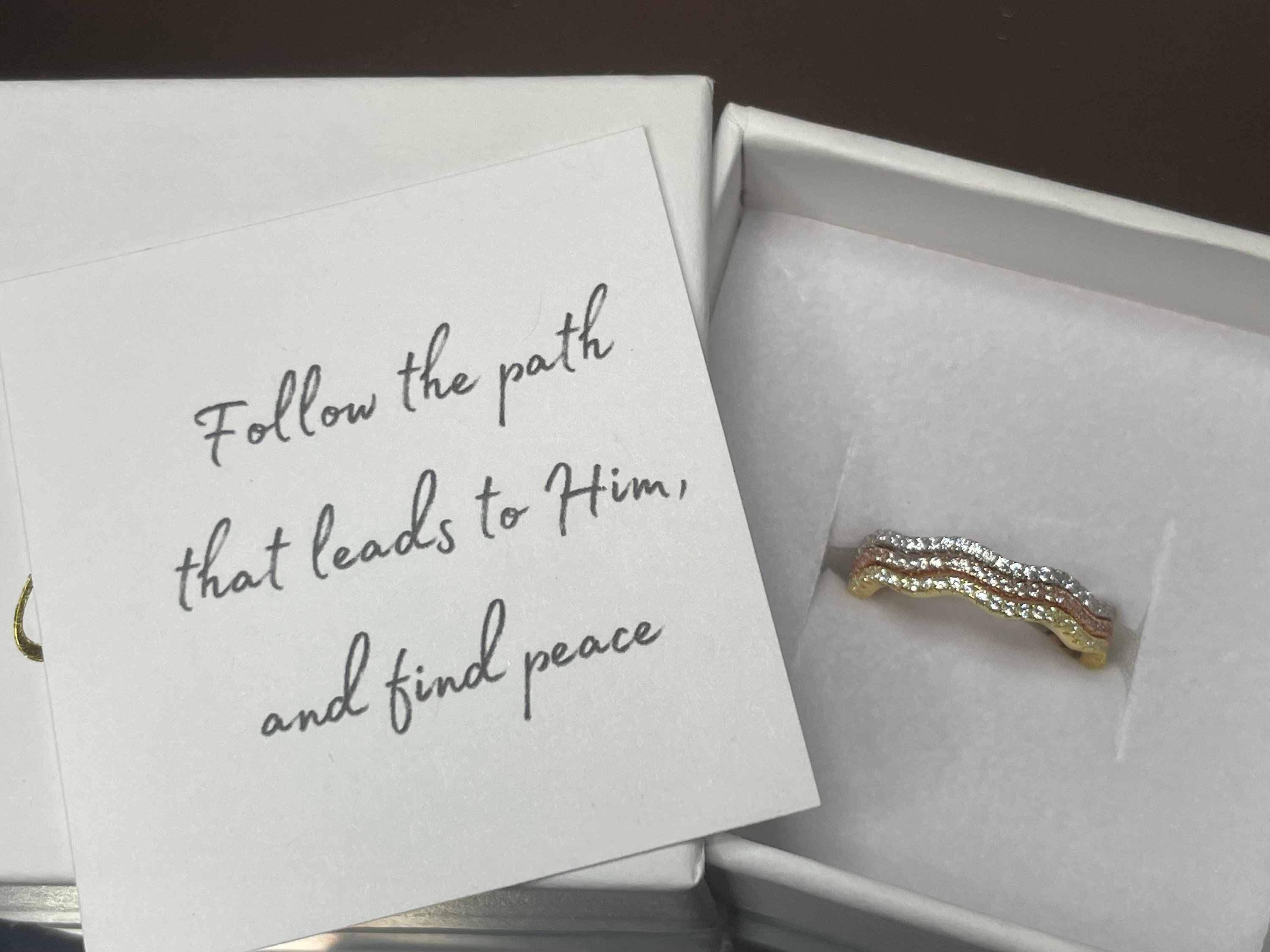 Chosen Path Ring, Christian Gift Idea, Religious Gift, Faith Based Gift ...