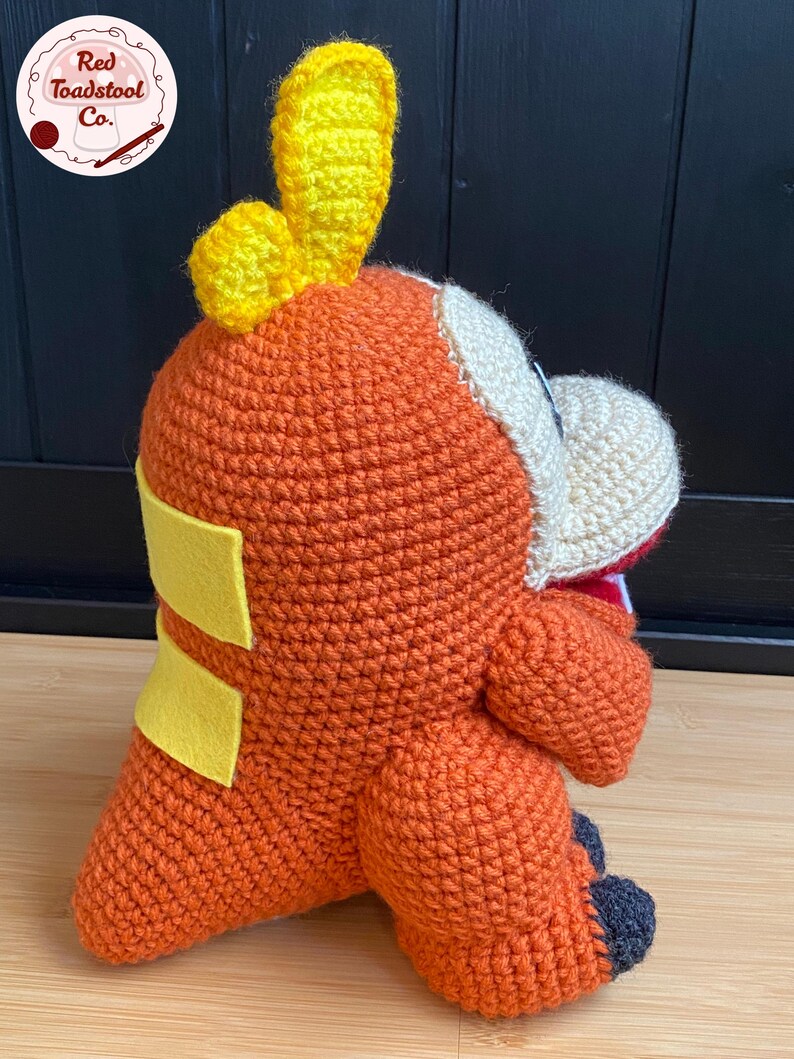 Fuecoco Crochet Pattern - Etsy