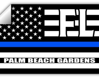 Thin Blue Line Florida Svg - Etsy
