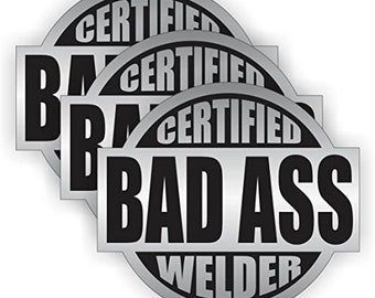 Bad Ass Boilermaker Hard Hat Sticker Motorcycle Welding Welder Helmet ...