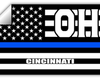 Ohio Thin Blue Line Decal - Etsy