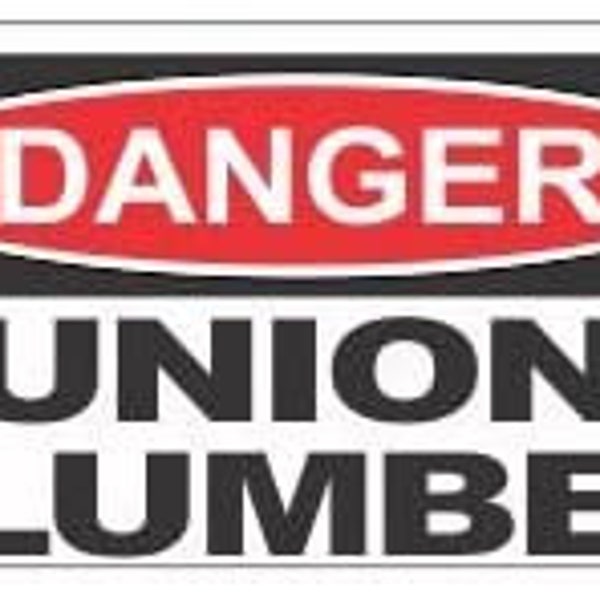 Union Plumber Stickers - Etsy