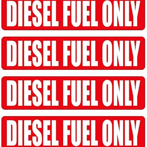 Diesel Fuel Only Decals - Etsy