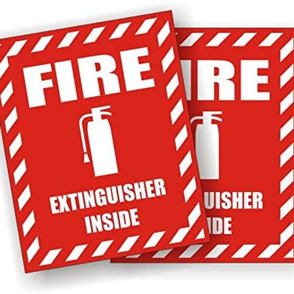 Fire Extinguisher Decal - Etsy