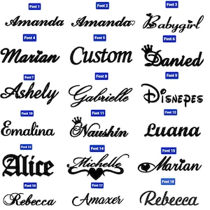 35+ Font Styles Customized Stainless Steel Name Necklace Personalized ...