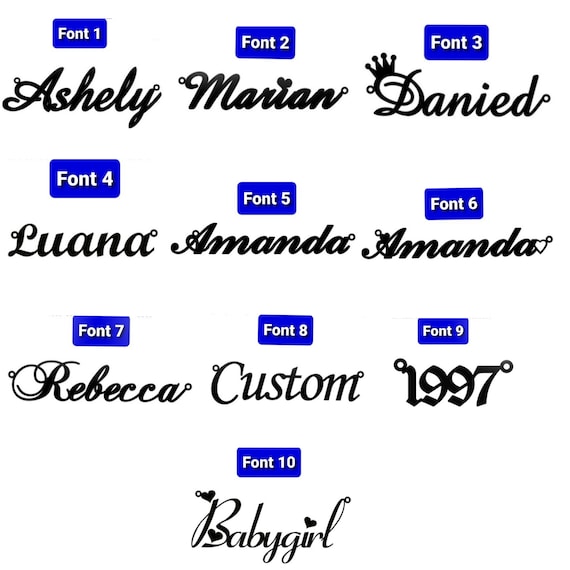 Lettering Styles Names