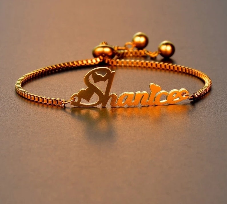 20 Font Styles Personalized Custom Name Bracelet for Women | Etsy