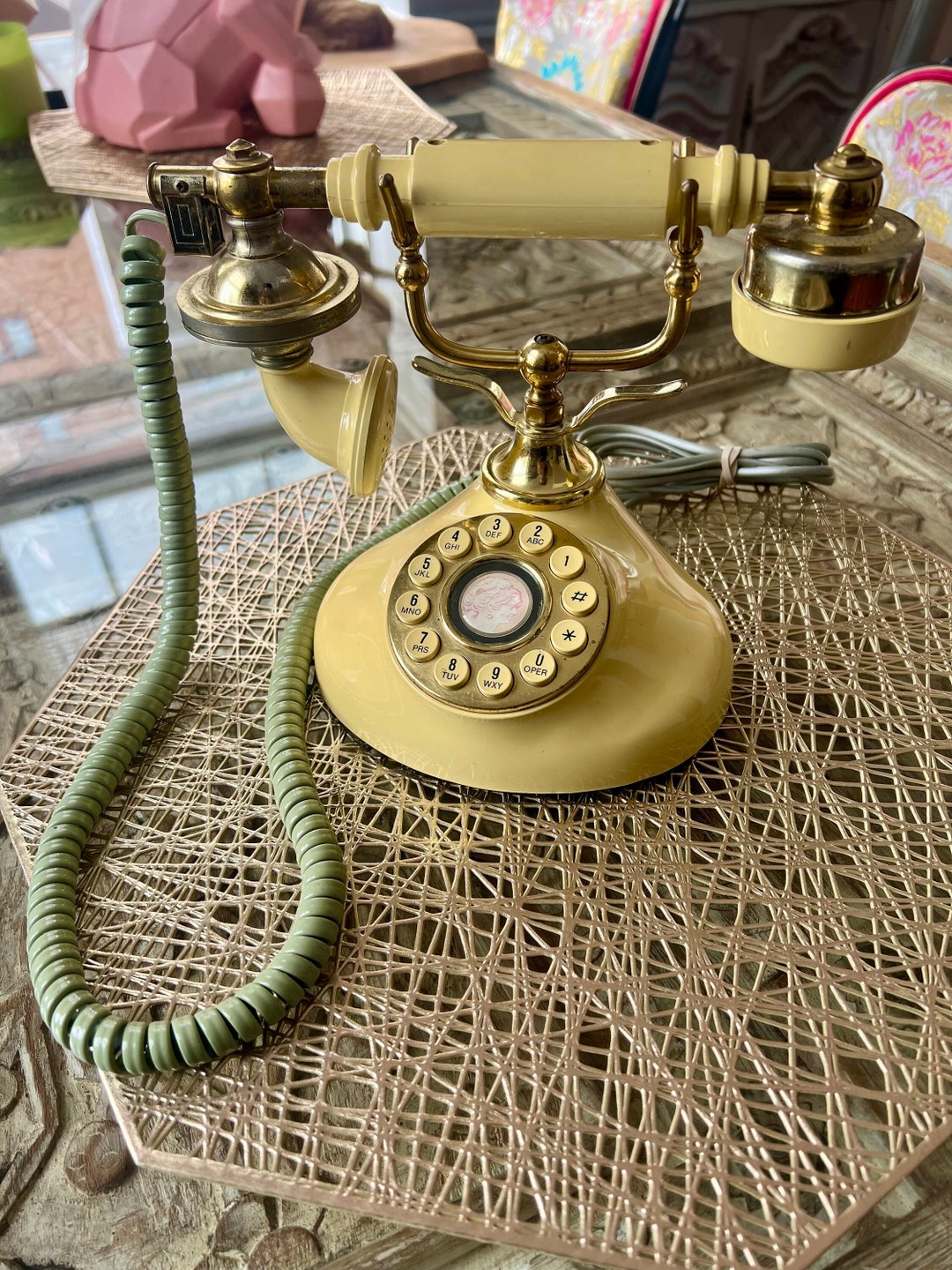 Vintage Antique Princess French Style Push Button Phone - Etsy