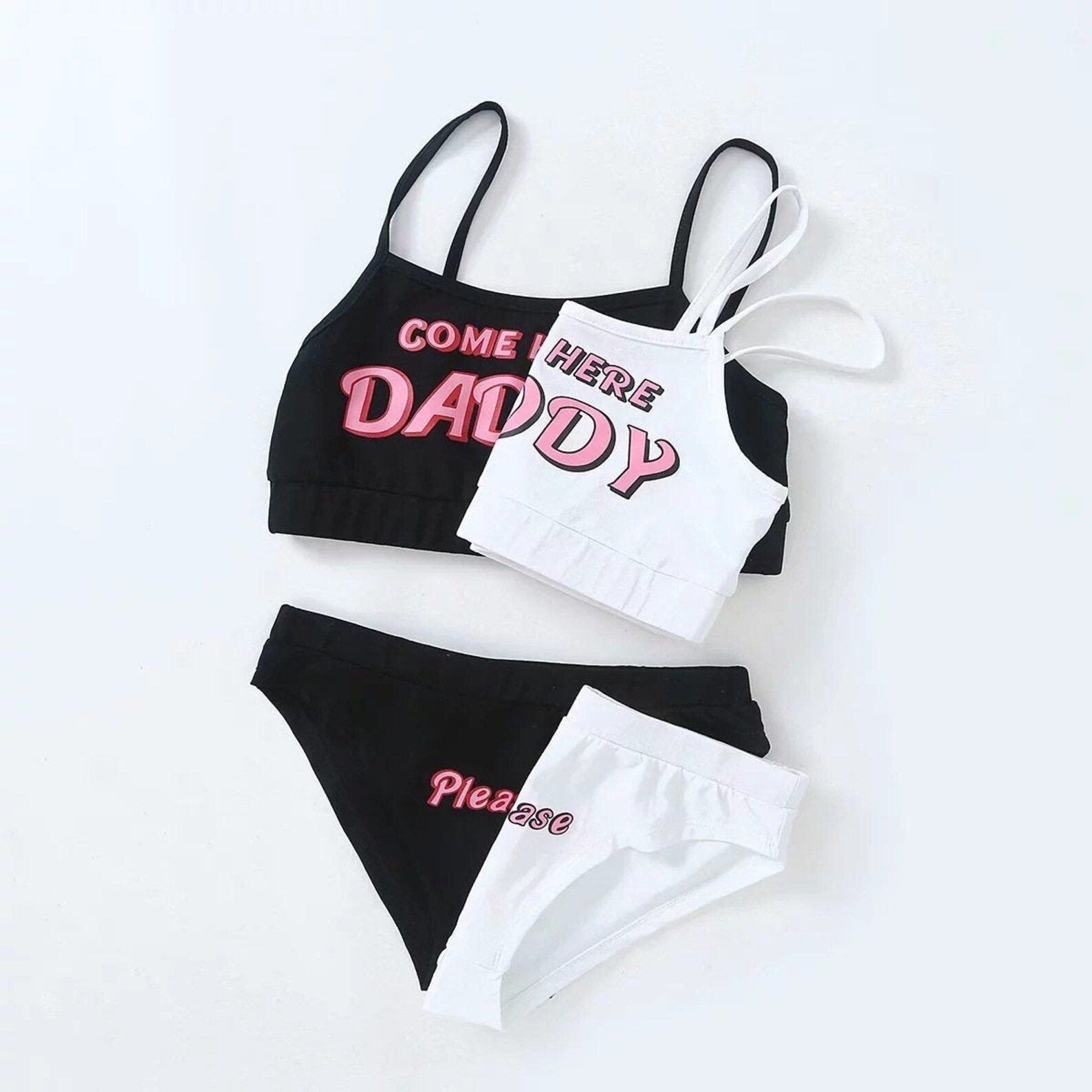 Sexy Daddy Bra And Panty Underwear Set Erotic Lingerie Come Etsy