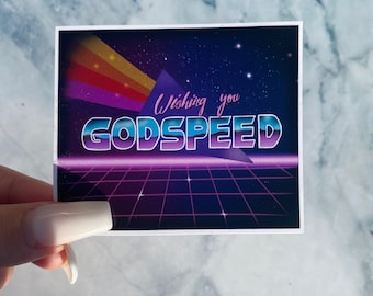 Godspeed Sticker | Etsy