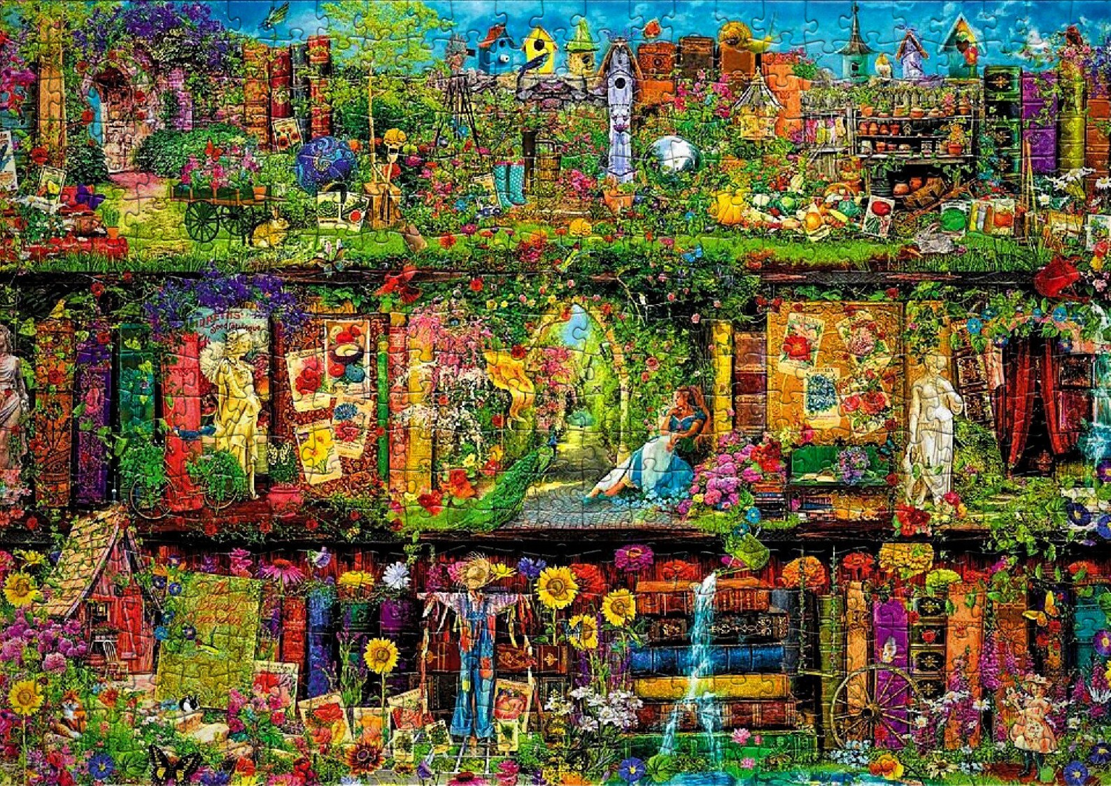 Fairy Bookcase 1500 Pieces Jigsaw Puzzle Puzzle for Adults - Etsy