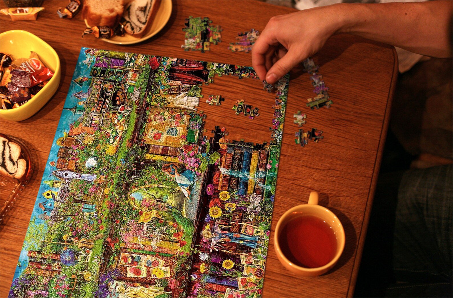 Fairy Bookcase 1500 Pieces Jigsaw Puzzle Puzzle for Adults - Etsy