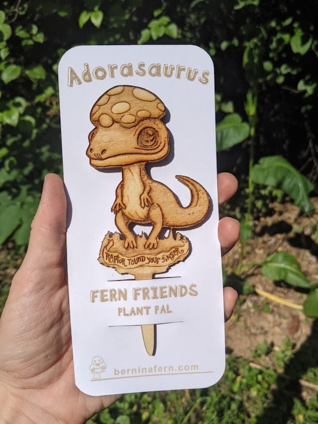 Adorasaurus Plant Pal - Dinosaur Plant Pick - Etsy