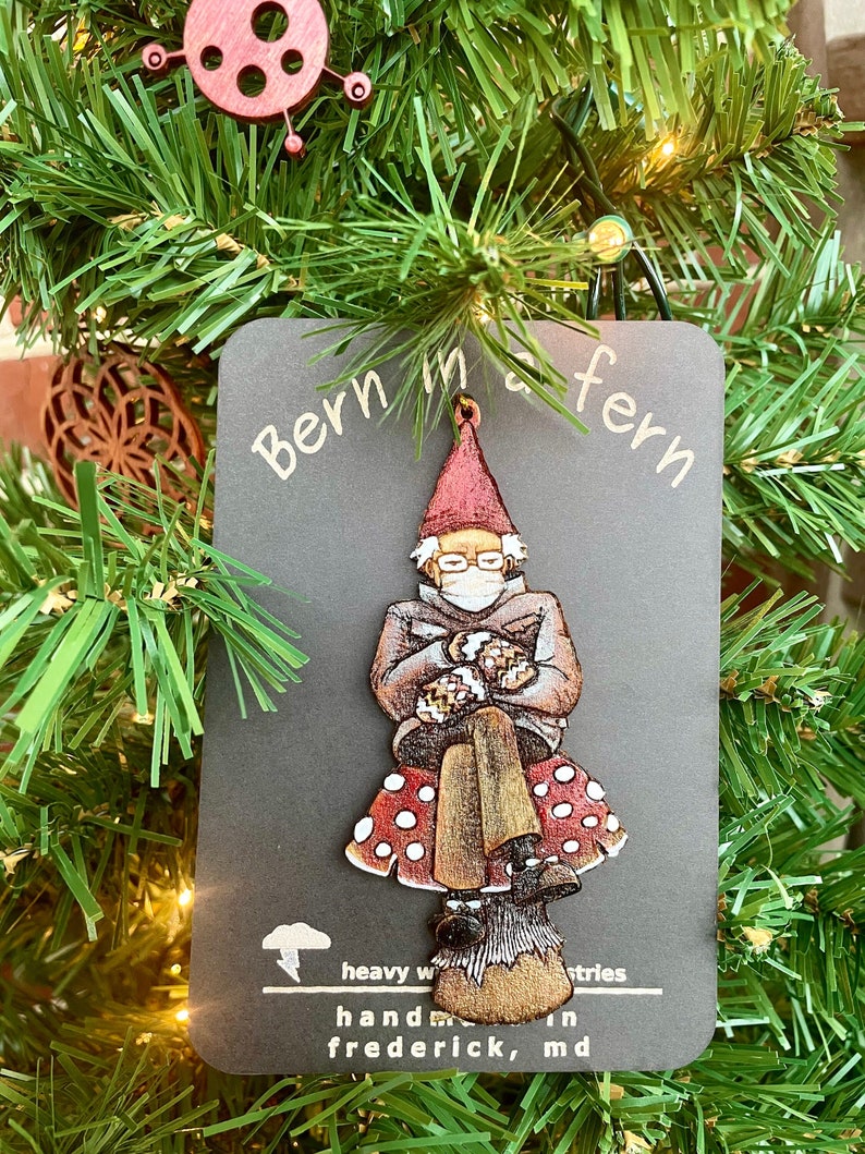 Ornament Bern in a Fern Grumpy Bernie Christmas Ornament - Etsy
