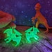 Neon Pterodactyl Earrings Dinosaur Earrings - Etsy