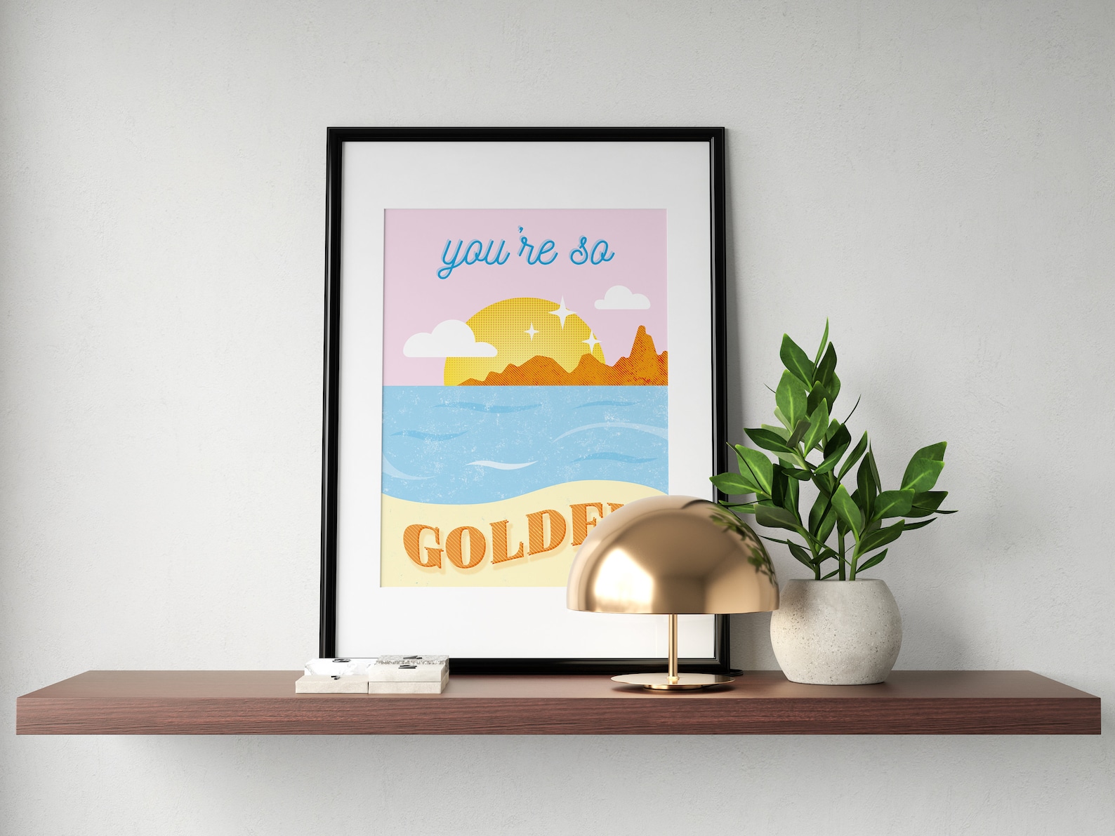 You're so Golden Harry Styles Poster Fine Line Wall Art | Etsy
