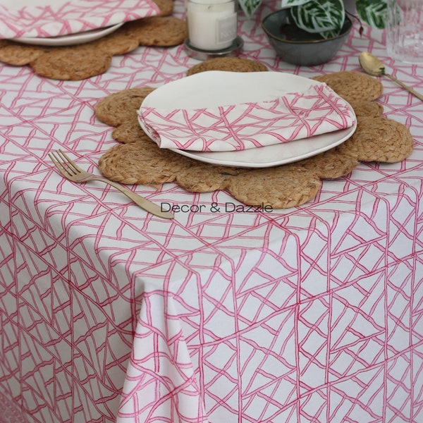 Block Print Tablecloth - Etsy