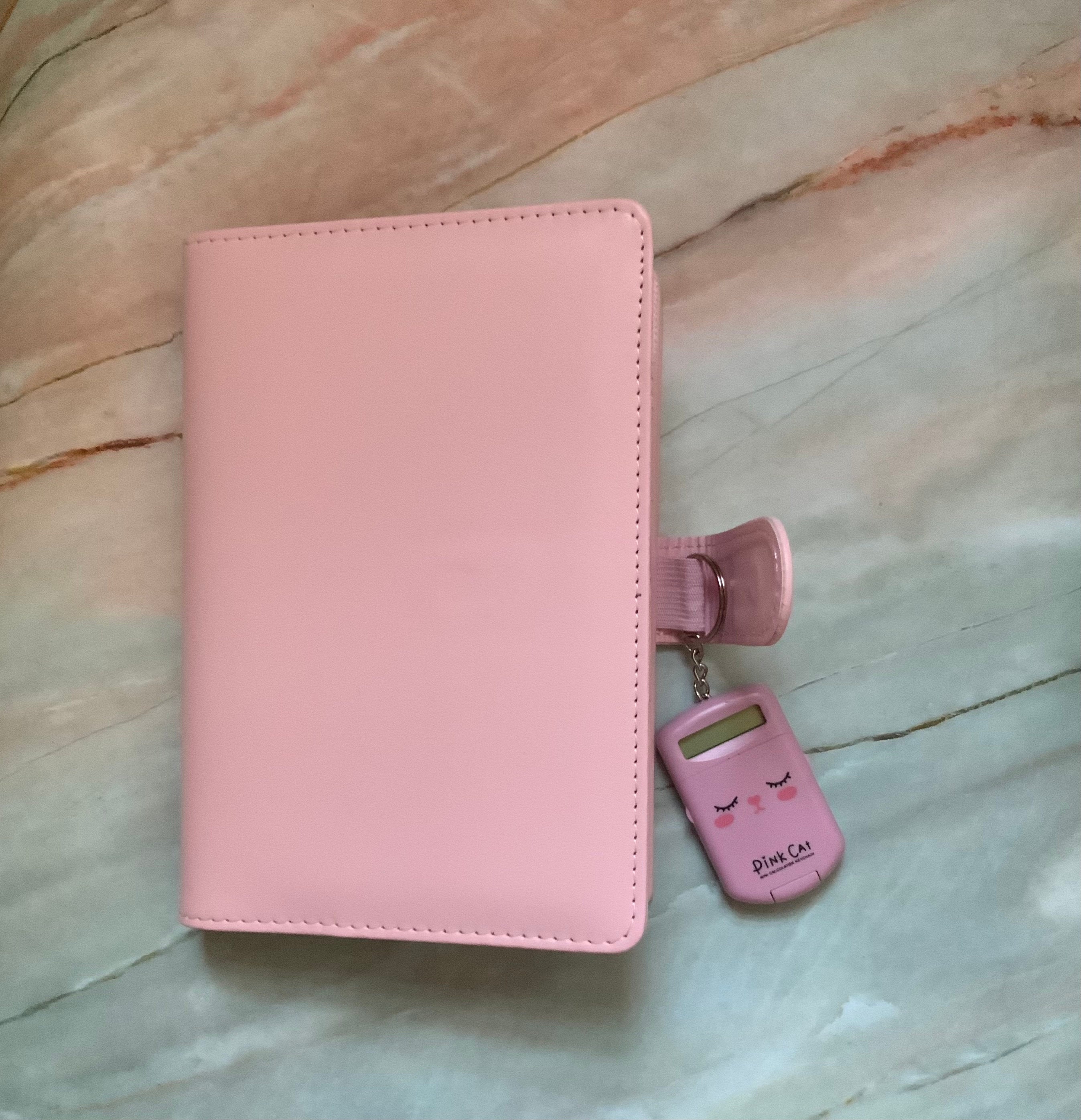 Blank A6 Faux Leather Budget Binders With Optional Mini Calculator - Etsy
