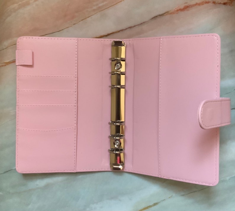 Blank A6 Faux Leather Budget Binders With Optional Mini Calculator - Etsy