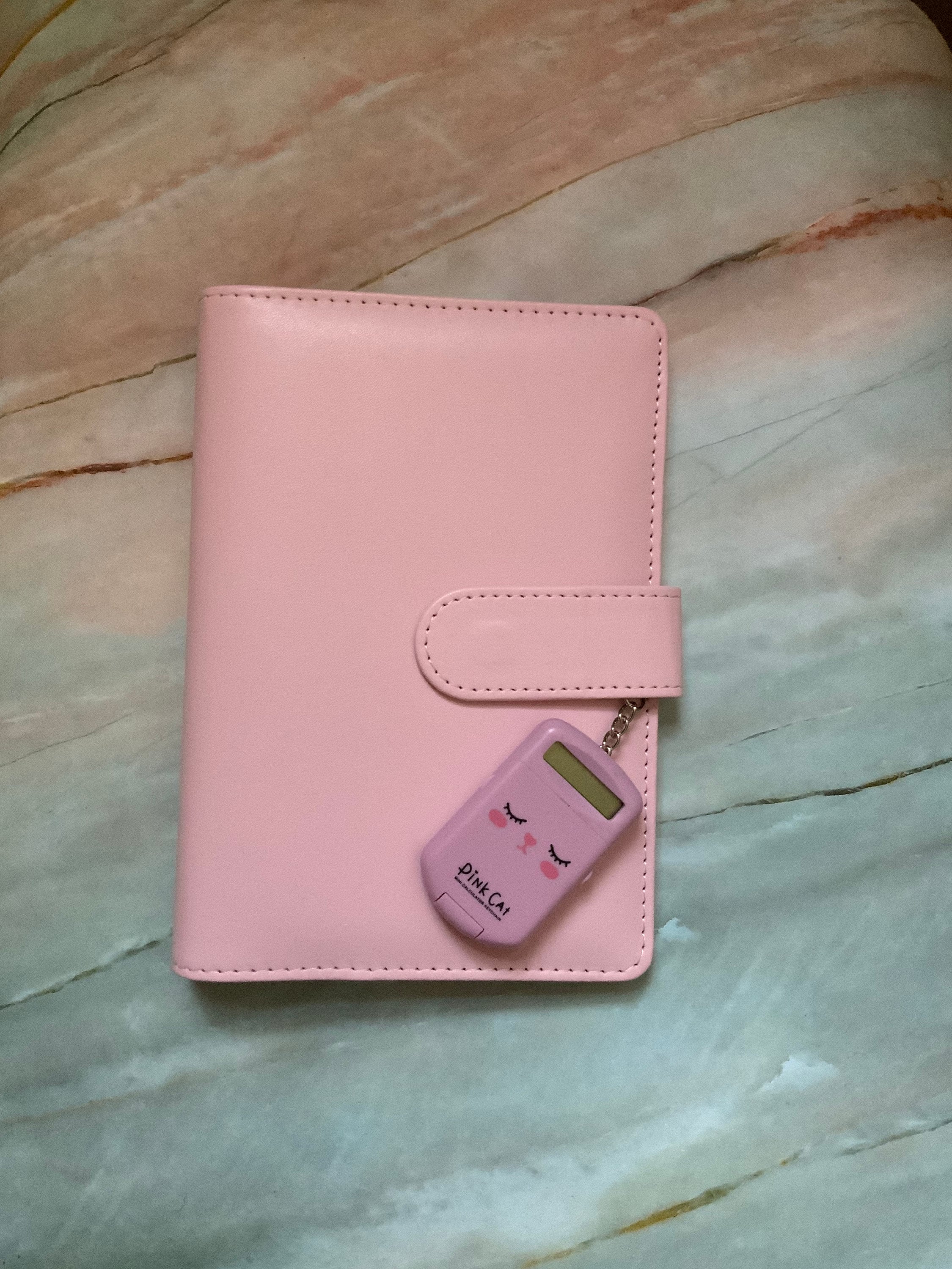 Blank A6 Faux Leather Budget Binders With Optional Mini Calculator - Etsy