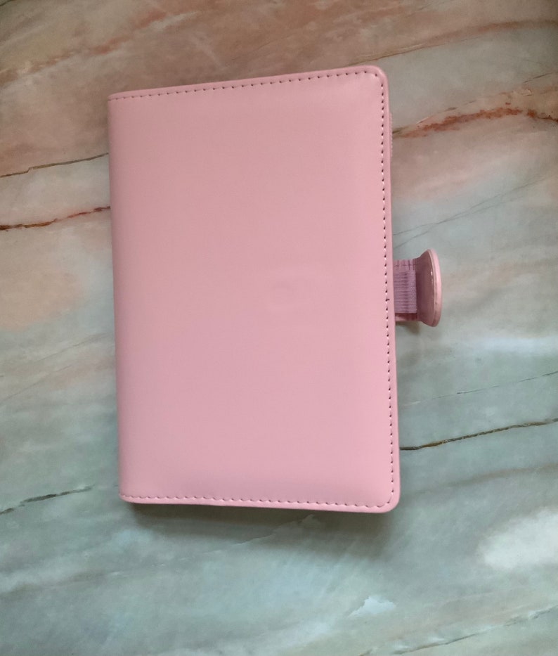 Blank A6 Faux Leather Budget Binders With Optional Mini Calculator - Etsy