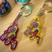 Splatoon Octoling Charm keychain Yellow and Purple - Etsy