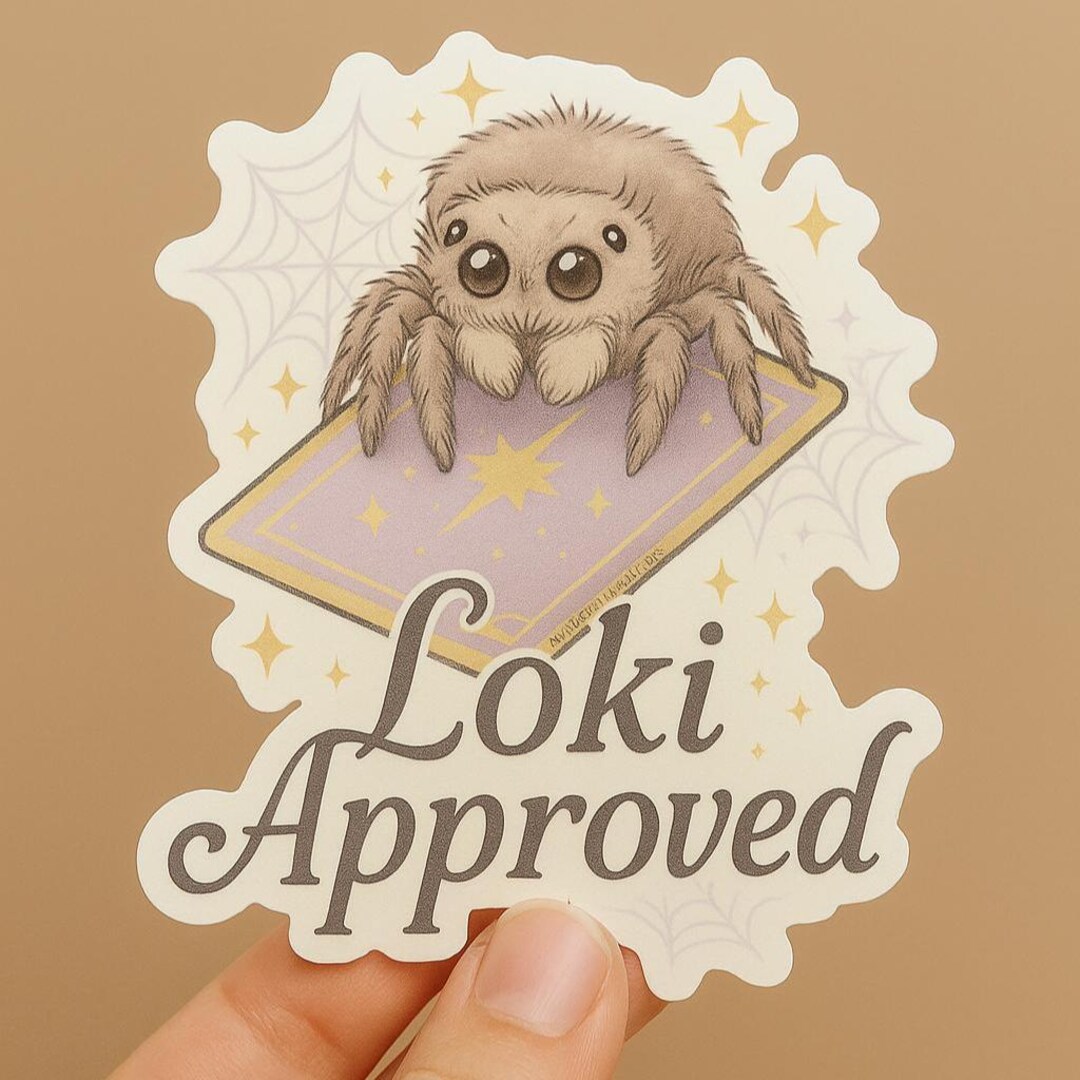 Loki Approved Bubble-free Vinyl Sticker | Norse Mythology Inspired ...