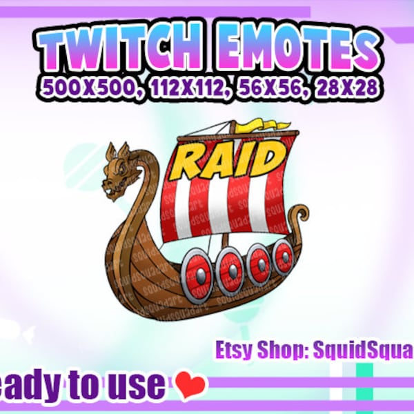 Viking Raid Emote Twitch - Etsy