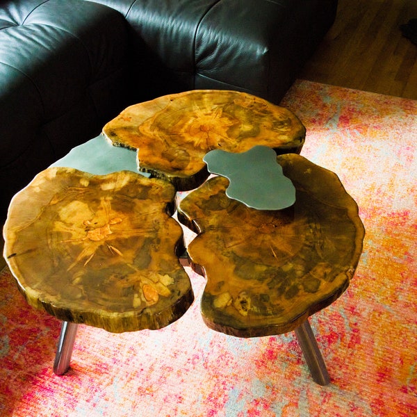 Raised Edge Coffee Table - Etsy